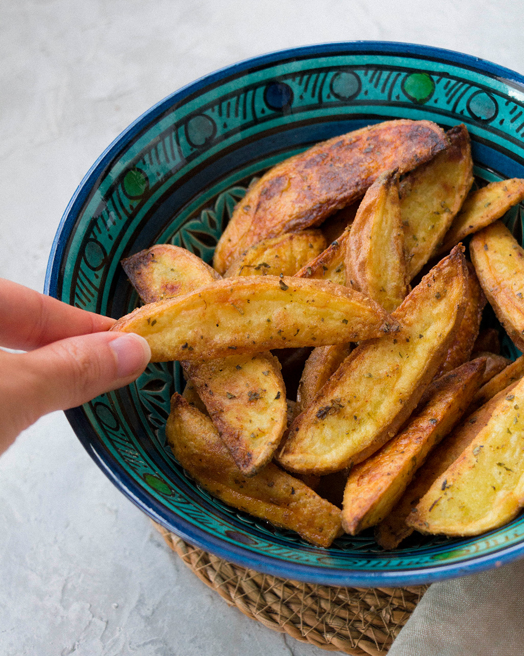 Patatas deluxe saludables al horno | Virutas de Limón